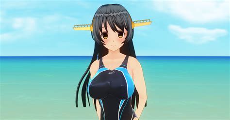 Com3d2 榛名とグラビア撮影～競泳水着編～ とむやんのイラスト Pixiv