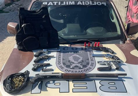 PMCE realiza prisões e apreende sete armas de fogo durante ação em Cascavel Governo do Estado