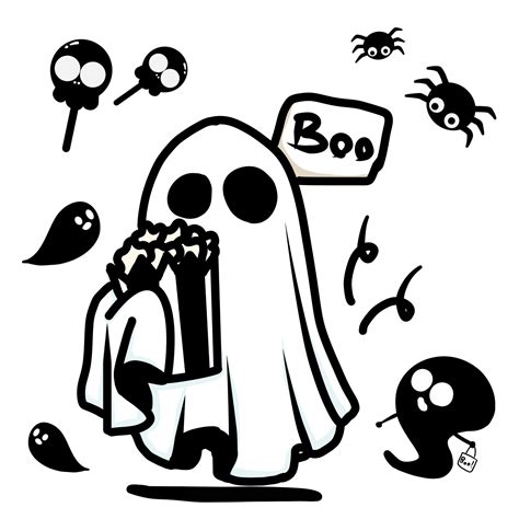 Halloween Cute Ghosts 32404680 Png