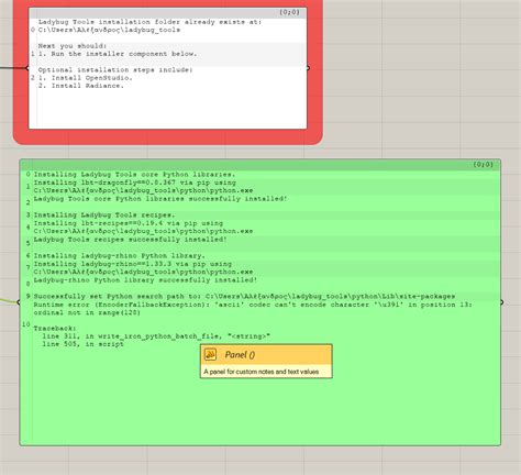 Problem Installing Ladybug 14 Ladybug Tools Ladybug Tools Forum