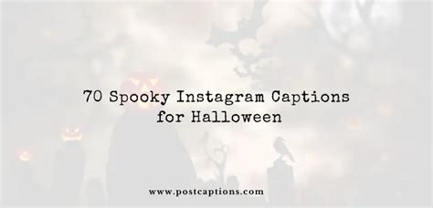70 Spooky Instagram Captions For Halloween