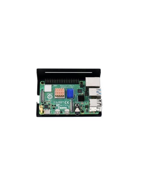 Caixa Metálica Para Raspberry Pi 4 E Ecrã Lcd 35 Caixas Raspber