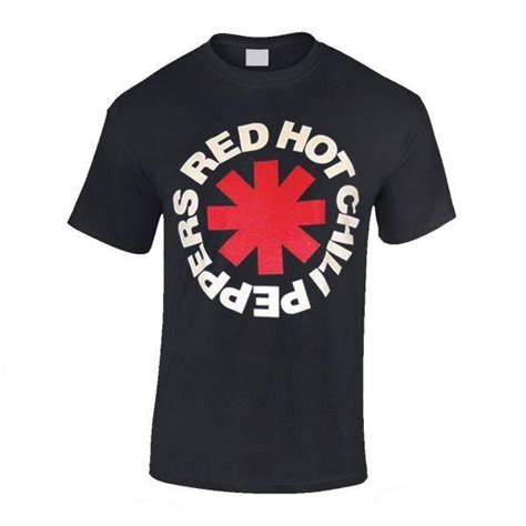 Red Hot Chili Peppers Asterisk Black Shirt