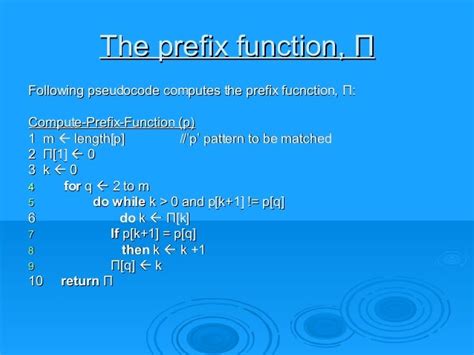 Knut Morris Pratt Algorithm