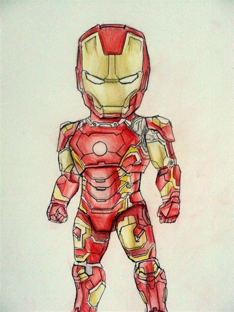 Iron Man Chibi Drawing