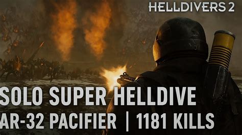 Ich Habe 1181 Kills Mit Der Ar 32 Pacifier Gemacht Helldivers 2