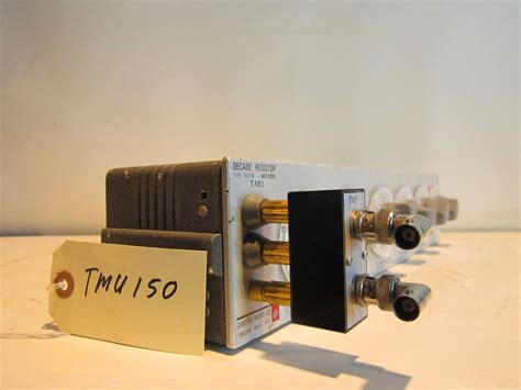 General Radio Co 1433b Decade Resistor 6 Dial Resistor Tmu150