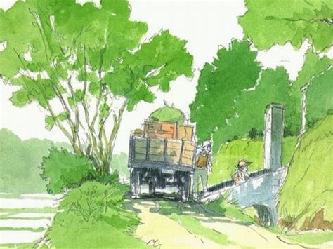 宫崎骏手绘场景原画 千与千寻手绘 伤感说说吧