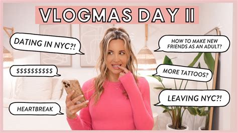 Vlogmas Day 11 Personal Qanda Dating In Nyc Making Friends As An Adult