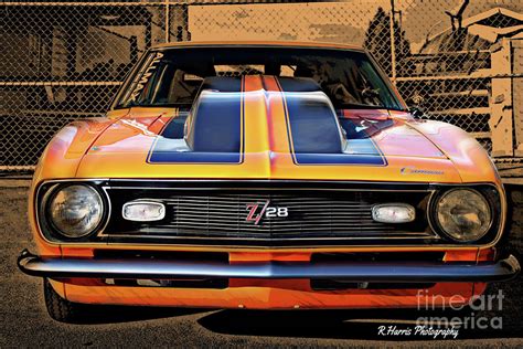 Orange Z28 Front End Photograph By Randy Harris Fine Art America