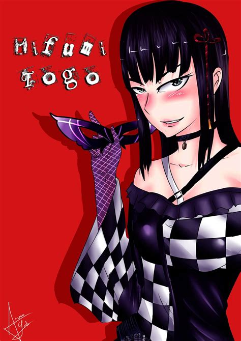 So I Try To Draw Hifumi With Phantom Thief Costume Scrolller
