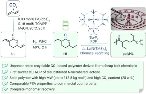 Synthesis Of The First Chemically Recyclable Polyester Using Only Co 2