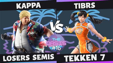 The Oasis 16 Tekken 7 Losers Semis Kappa Bob Vs TiBRs Xiaoyu