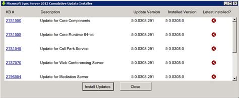 Kressmark Unified Communications Lync 2013 February 2013 Cumulative