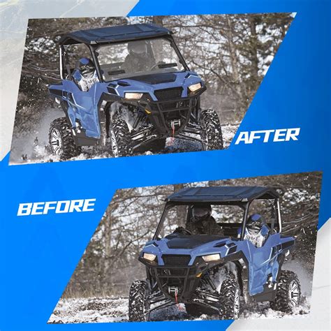 Polaris General Vented Windshield Kemimoto