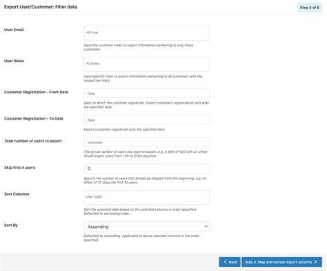 User Import Export Plugin For Wordpress User Guide