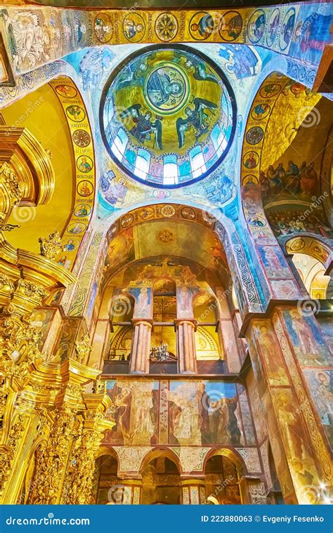 The Frescoes And Mosaics In St Sophia Cathedral On May 18 In Kyiv