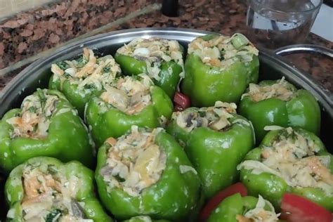Фаршированные перцы без мяса
