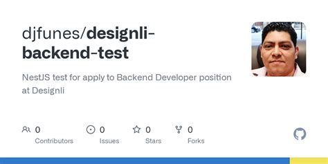 Github Djfunesdesignli Backend Test Nestjs Test For Apply To