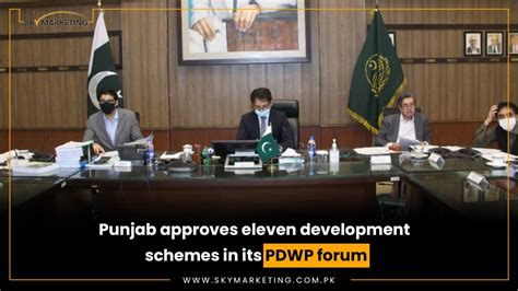 Punjab Approves Eleven Development Schemes In Its Pdwp Forum Sky Marketing