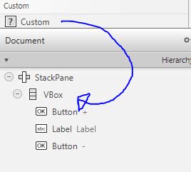 Java Javafx Custom Component Usage In Scenebuilder Stack Overflow