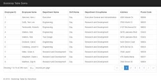 How To Fix Or Freeze The Column Headers Of A Bootstrap Table