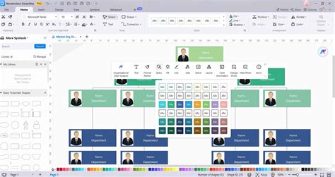 How To Create A Marketing Organization Chart Using EdrawMax