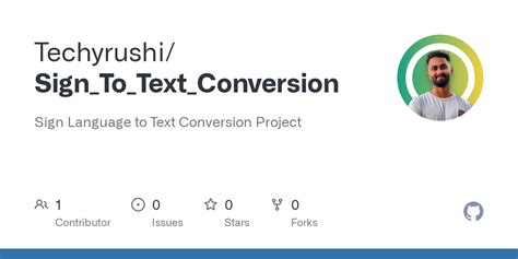 Github Techyrushisigntotextconversion Sign Language To Text
