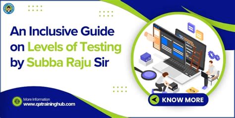 An Inclusive Guide On Levels Of Testing By Subba Raju Sir