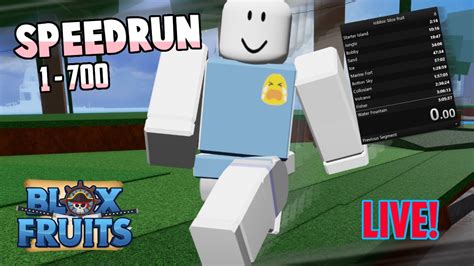 LIVE BLOX FRUIT SPEEDRUN 1 700 IN 4 HOURS YouTube