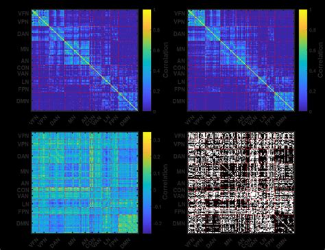 Mean Brain Connectivity Matrices For Two Clusters Identified In GSP