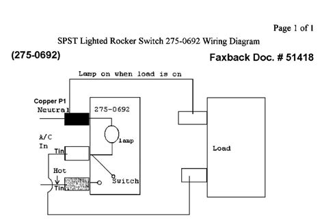 Spdt Rocker Switch Wiring Diagram