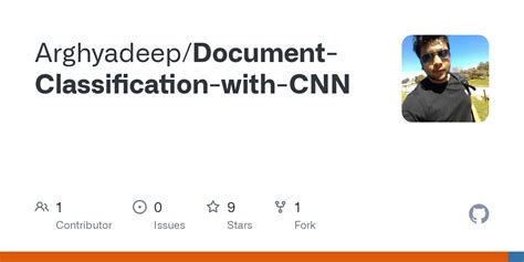 GitHub Arghyadeep Document Classification With CNN