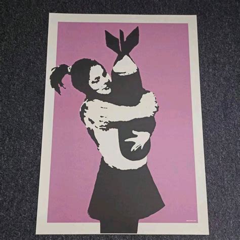 美術品 Banksy バンクシーシルクスクリーン ポスター Wcp ポスター