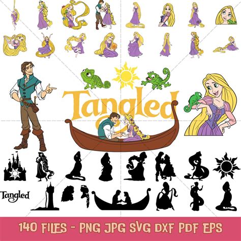 Rapunzel Svg Bundle Tangled Svg Rapunzel Svg Files For Cricut And