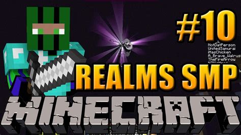 Minecraft Realms Survival 10 Ender Dragon Boss Fight Multiplayer