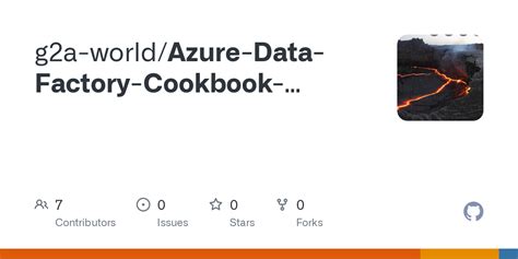 Github G A World Azure Data Factory Cookbook Second Edition