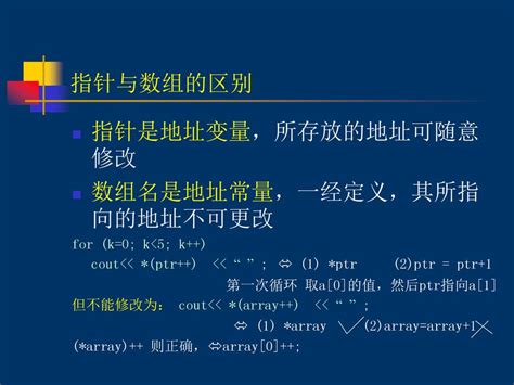 第六章 复合数据类型 指针的声明与使用 数组的声明与使用 指针与数组的相互引用 字符串及相关库函数 New与delete Ppt Download