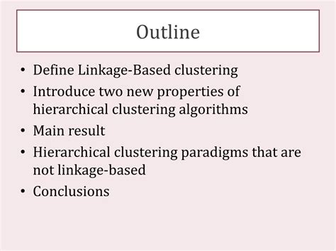 ppt discerning linkage based algorithms among hierarchical clustering