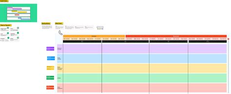 Prime UX Self Defined Gantt Chart Template Figma