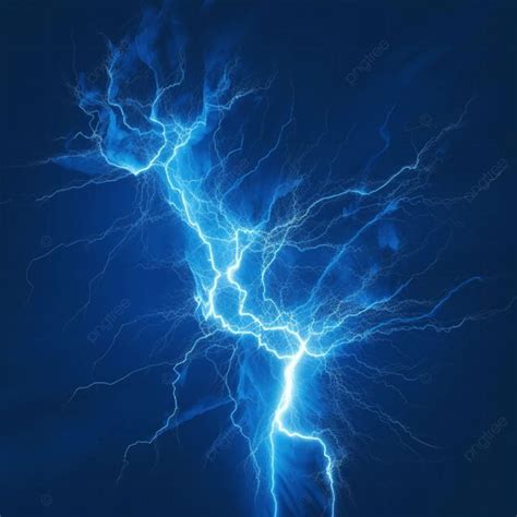Thunder And Lightning Current Blue Texture Weather Storm Visual Effects