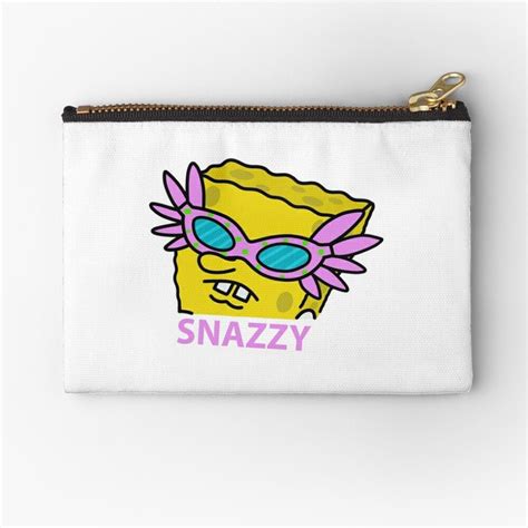 Snazzy Spongebob Squarepants Glasses Meme Makeup Bag Sold By Tavo