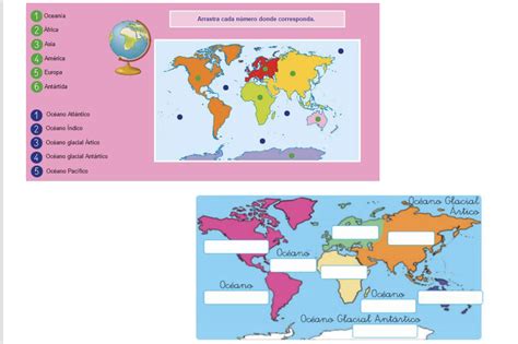 Juegos de Geografía Juego de Planisferio Cerebriti