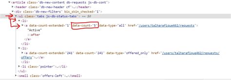 Jquery Get Data Count Property Value Of Tag In Javascript Stack