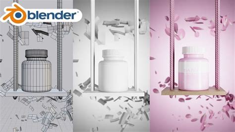 How To Modeling Texturing Lightning Cosmetic Product Blender Tutorial Full Blender