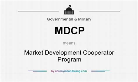 Mdcp Market Development Cooperator Program In Government And Military By