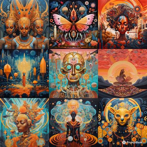 Symbolic Fusion Surreal Portraits Midjourney Prompt Promptbase