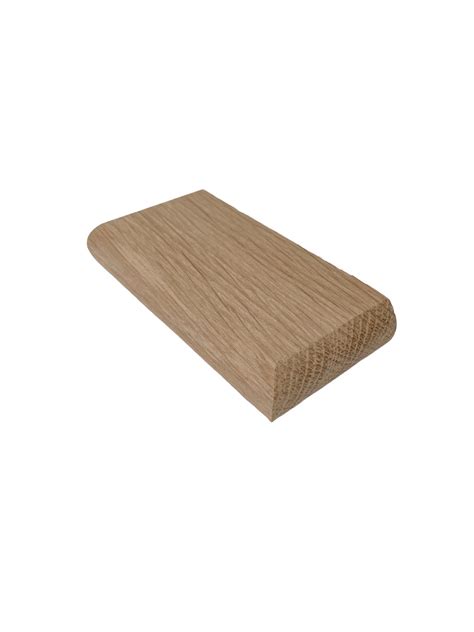 Oak 83mm Half Flat Newel Cap Shaw Stairs Ltd Oak Half Newel Cap