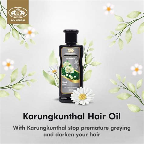 Svn Karungkunthal Argan Hair Oil Darkening Hair 200ml Lazada