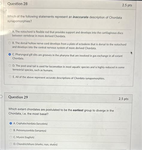 Solved Question 282 5ptsWhich Of The Following Statements Chegg